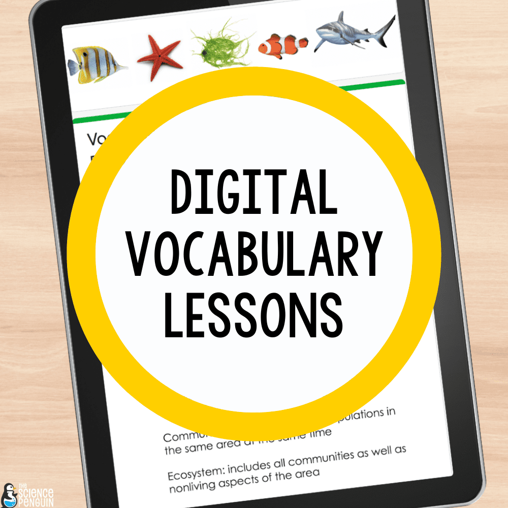 Digital Vocabulary Lessons — The Science Penguin